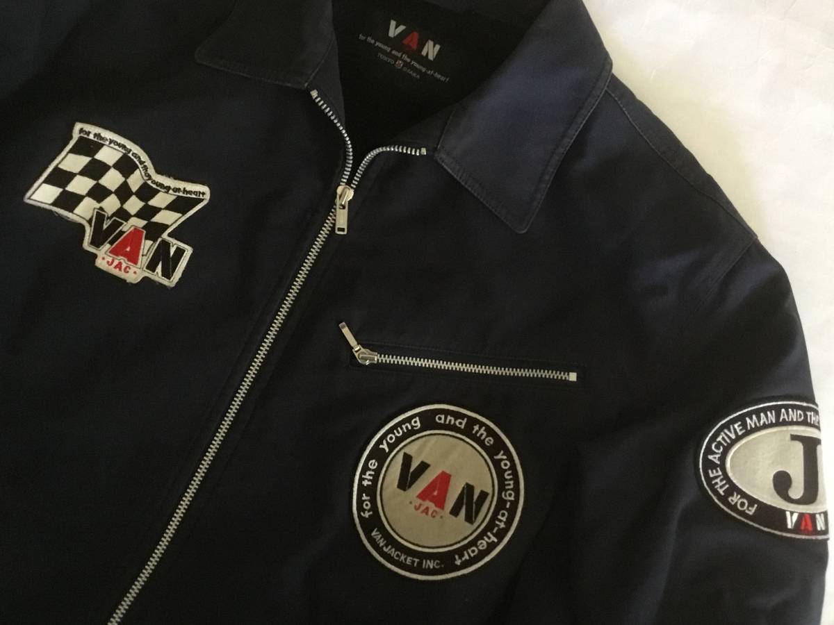 昭和 レトロ アイビー VAN JAC ヴァンヂャケット ジャンパージャケット ワッペン5枚付き VAN JACKET INC. / スゥイングトップ(Lサイズ)｜売買されたオークション情報 ...