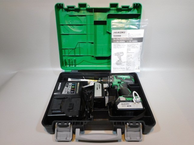 HiKOKI 日立工機 DS18DBSL 2LSCK コードレスドライバドリル 18V 3.0Ah バッテリー2個 充電器 ケース付 20-2 ...