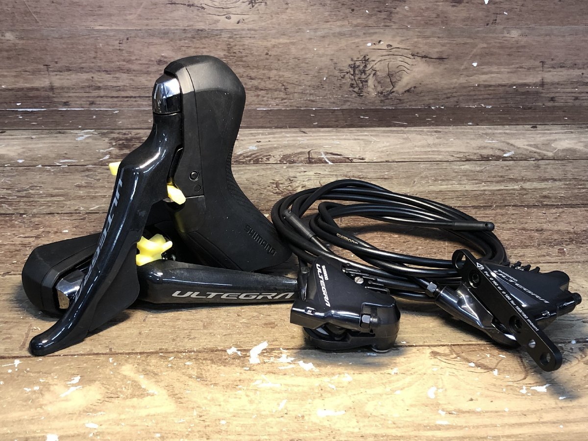 FT900 シマノ SHIMANO アルテグラ ULTEGRA DISC ST-R8020 BR-R8070 STI ブレーキキャリパーセット ...