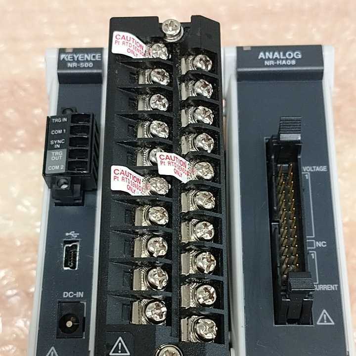 キーエンス KEYENCE マルチ入力データロガー NR-500 高速アナログ計測ユニット NR-HA08 管理番号YU-1000(その他 ...