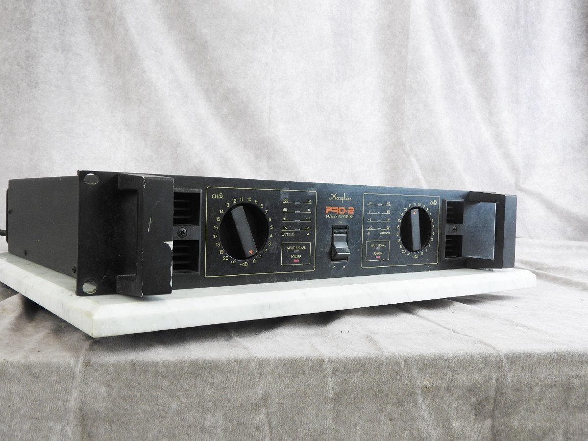 Accuphase アキュフェーズ PRO-2 パワーアンプ(アキュフェーズ)｜売買されたオークション情報、yahooの商品情報をアーカイブ ...