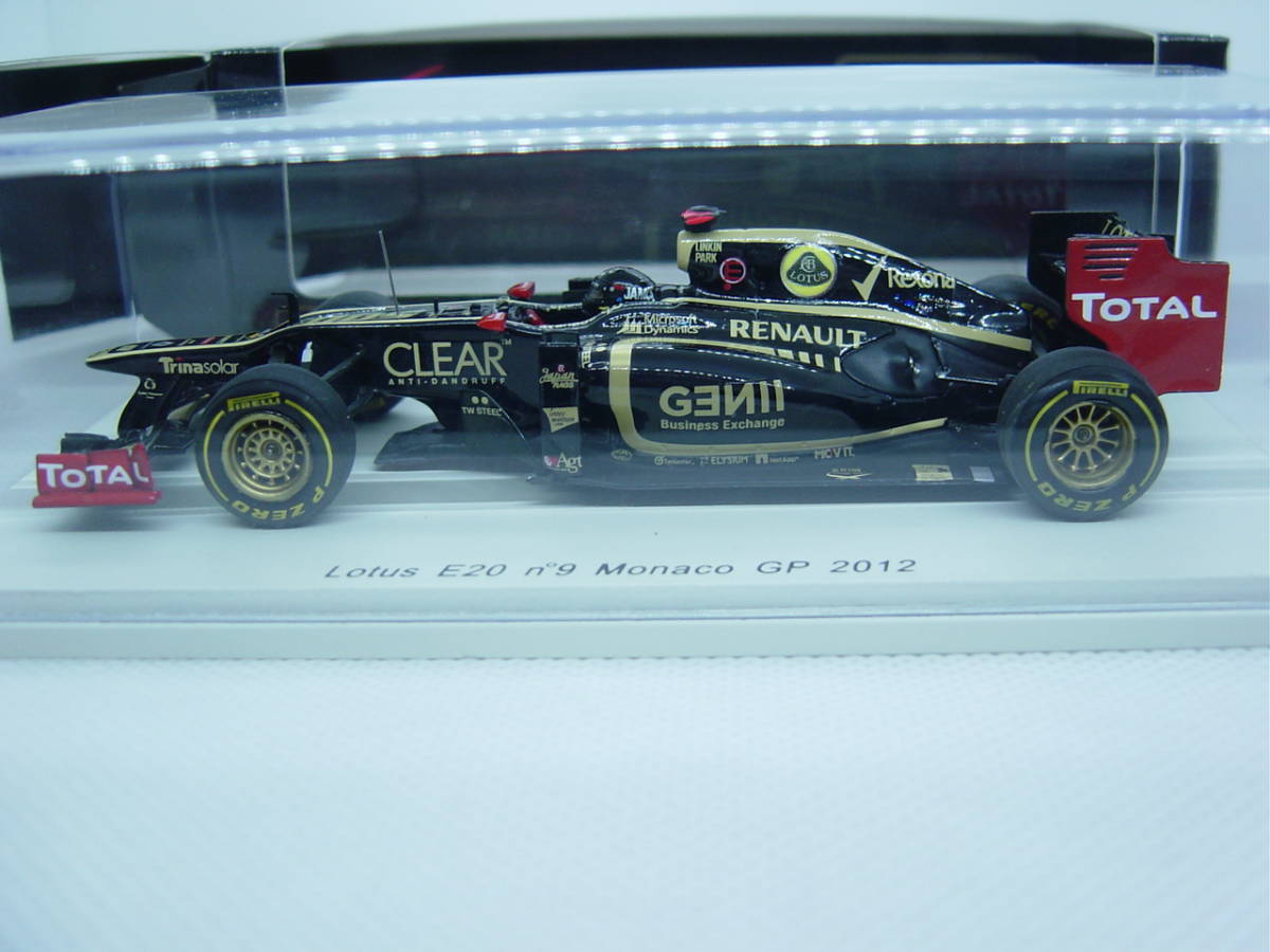 送料350円 spark 1/43 Lotus E20 F1 Monaco GP 2012 #9 Kimi Raikkonen ロータス キミ ライコネン モナコGP(レーシングカー)｜売買さ ...