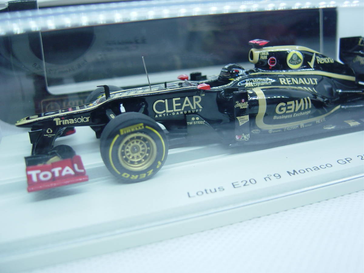 送料350円 spark 1/43 Lotus E20 F1 Monaco GP 2012 #9 Kimi Raikkonen ロータス キミ ライコネン モナコGP(レーシングカー)｜売買さ ...