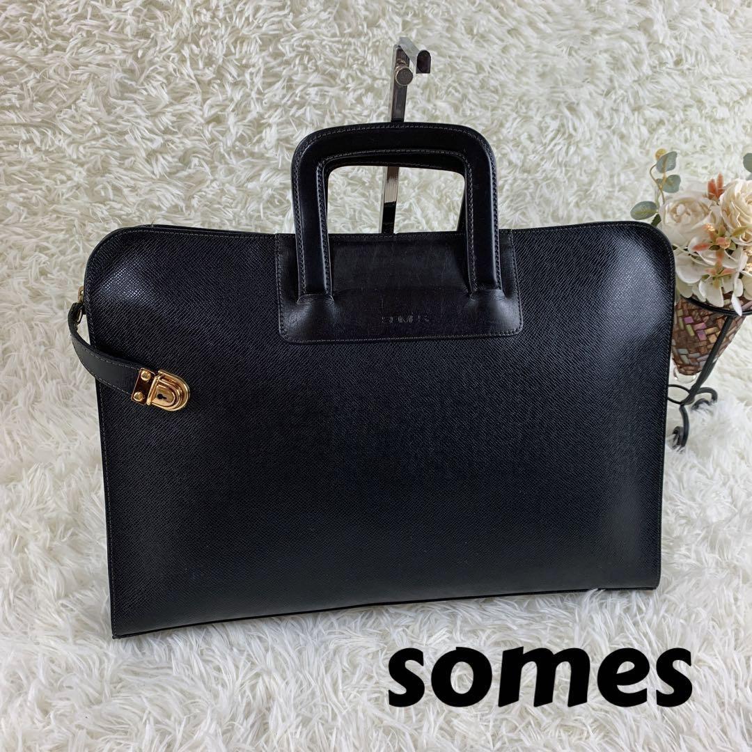 1円スタート SOMES ビジネスバック たっぷり A4 金具 フォーマル 高級 ビジネスマン 仕事 書類 収納 ブリーフケース(ブリーフケース、書類かばん)｜売買されたオークション情報 ...