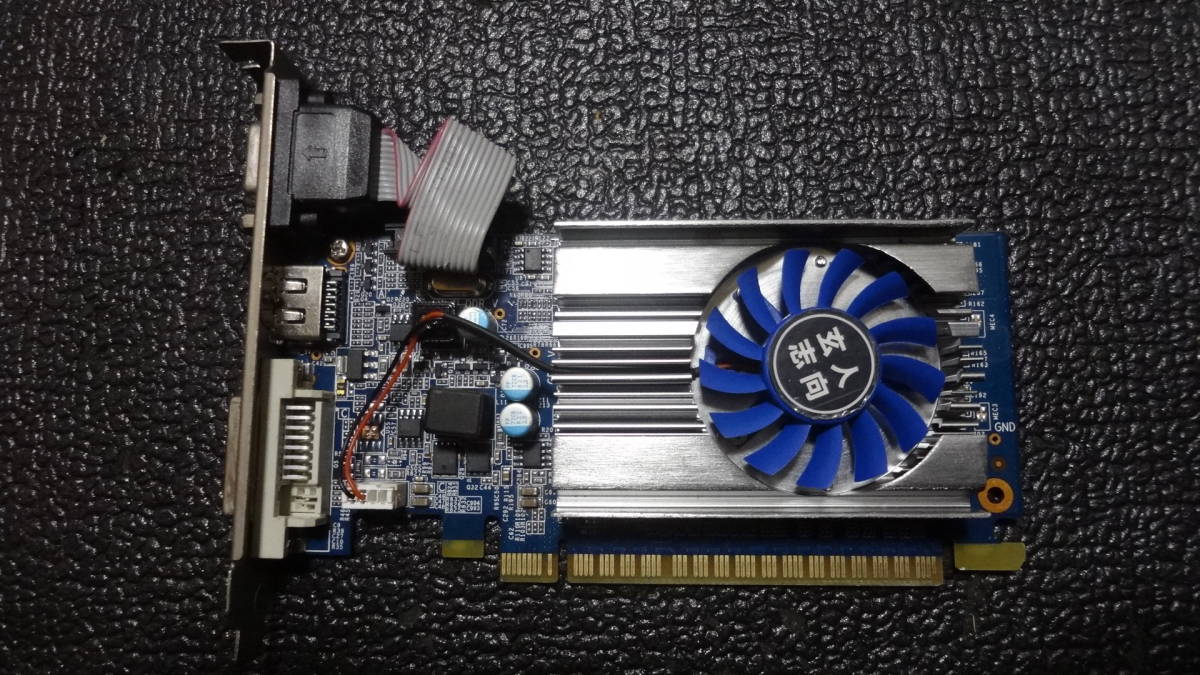 玄人志向製 GEFORCE GT 710搭載 ロープロファイル 空冷FAN GF-GT710-E1GB/LP グラフィックボード 品(PCI ...