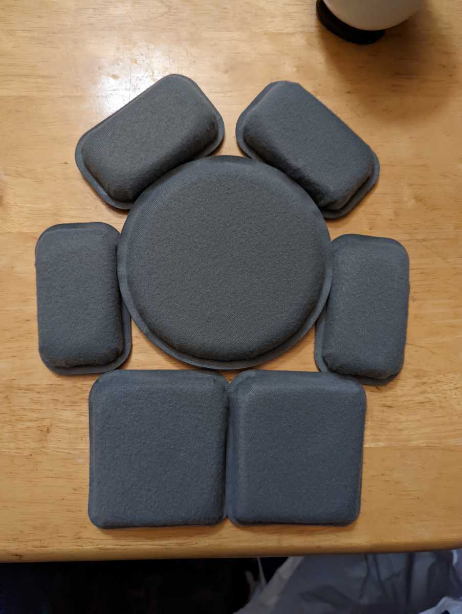 mich helmet pads ヘルメットパッド 実物 opscore team windy wilcox dlp pvs peq m4 ...