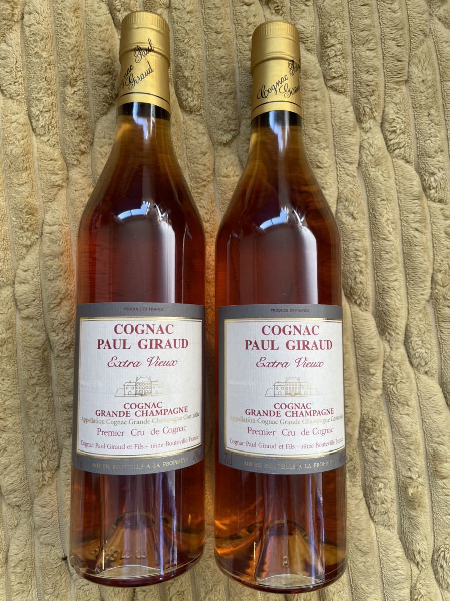 2本セット ポールジロー エクストラ ヴィユー コニャック PAUL GIRAUD Extra Vieux 700ml(コニャック)｜売買されたオークション情報、yahooの商品情報を ...