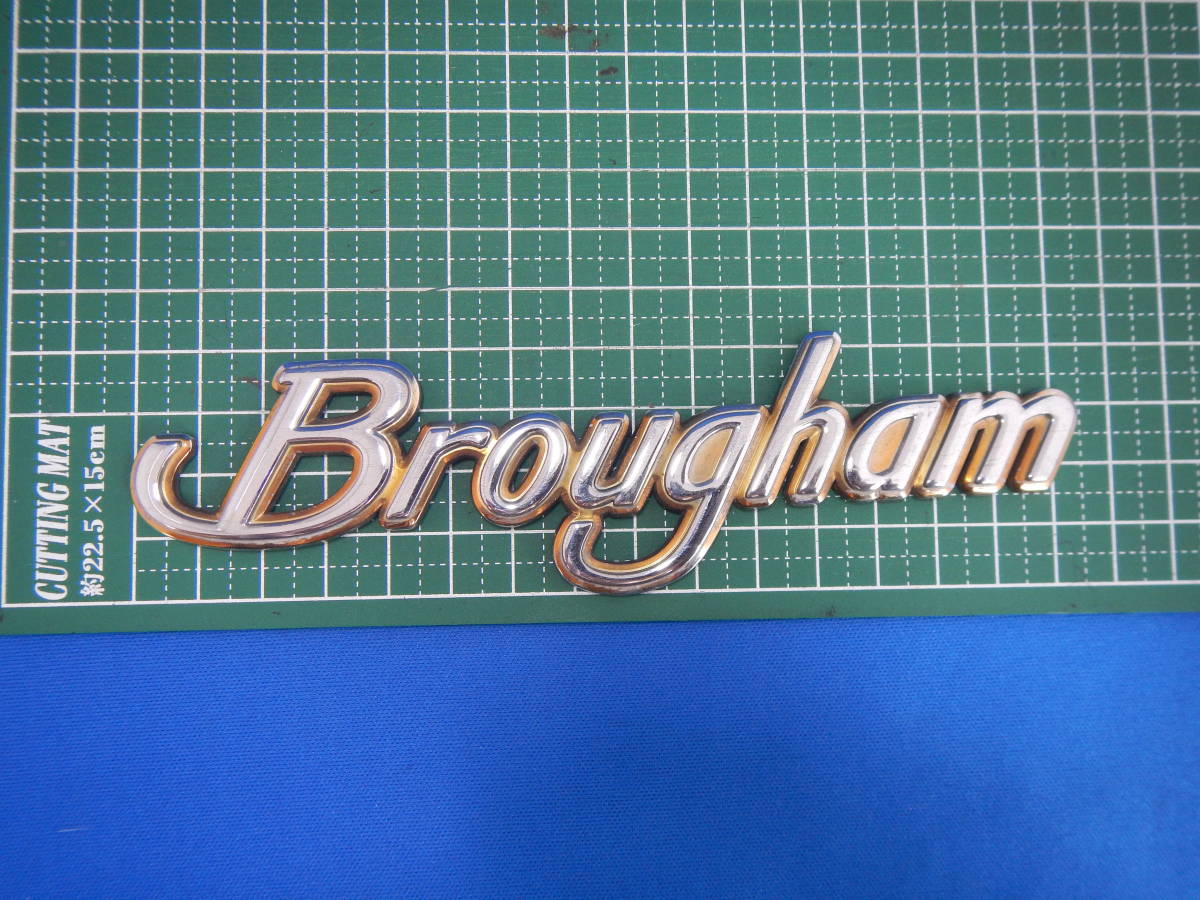 日産 純正 ブロアム エンブレム Y31 Y32 セドリック グロリア brougham badge(日産、インフィニティ)｜売買された ...