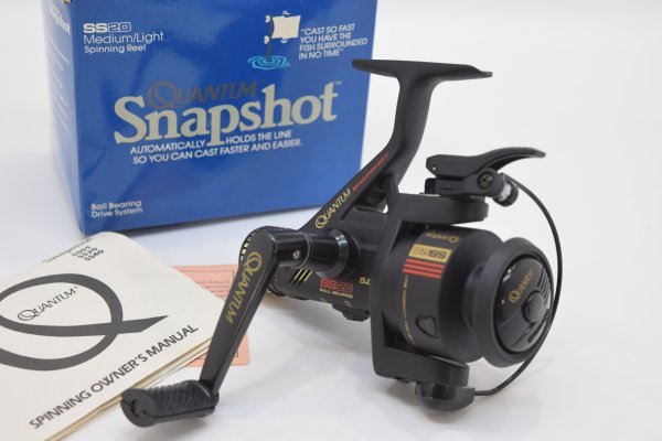 クァンタム QUANTUM SNAPSHOT SS20 Spinning Reel ZEBCO ゼブコ スピニングリール 元箱 取説付 渓流 ...