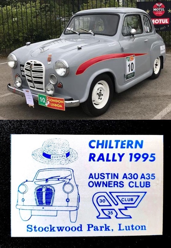 1995年/英国/オースチン/A30 A35/オーナーズクラブ/参加プレート/Austin/Jaguar/Mini/Morris/mods ...