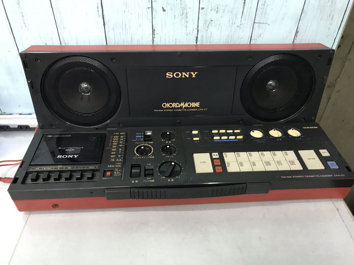 ソニー SONY ラジカセ CFS-C7，TAPE再生OK ラジオ受信OK 本体のみ 140s(ラジカセ)｜売買されたオークション情報 ...
