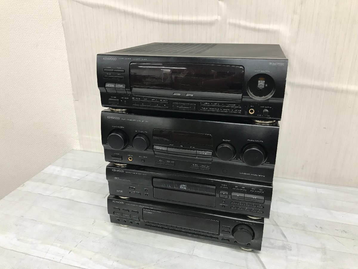 m2014 ジャンク KENWOOD ケンウッド ROXY M7 システムコンポ A-97/T-97/GE-970/DP-97(システムコンポ ...