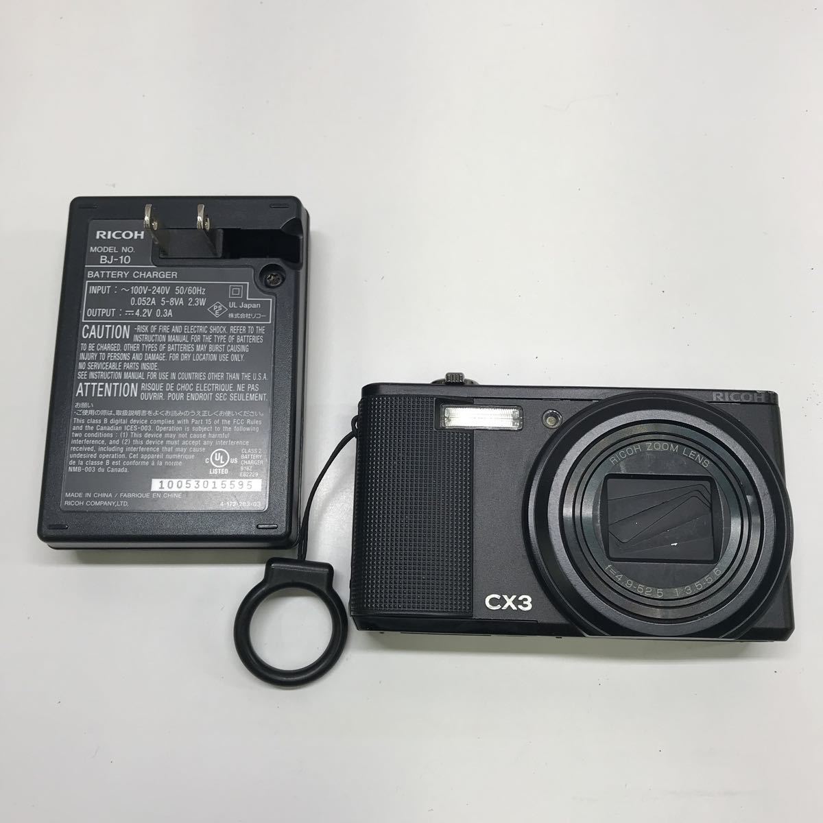221124PT300043 RICOH リコー デジタルカメラ デジカメ CX3 RIBOH ZOOM LENS f=4.9-52.5 1: ...
