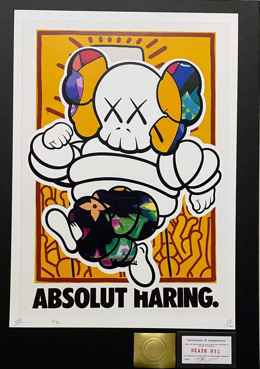 DEATH NYC 現代アート ABSOLUT Haring キースヘリング KAWS カウズ LOUIS VUITTON ヴィトン ポップ ...
