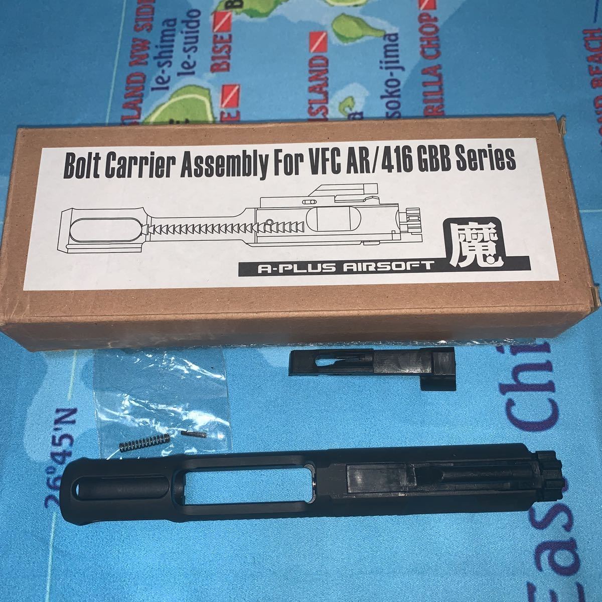 VFC A-PLUS AIRSOFT CNC スチールボルトキャリア セット VFC AR/416 GBB ガスブローバック HK416 ...