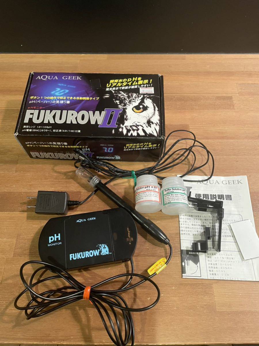 AQUA GEEK phモニター FUKUROW II ①(pH（ペーハー）調整)｜売買されたオークション情報、yahooの商品情報をアーカイブ公開 - オークファン（aucfan.com）