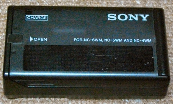 SONY BC-7B ガム型バッテリー充電器 NC-6WM NC-5WM NC-4WM専用(再生専用)｜売買されたオークション情報、yahoo ...