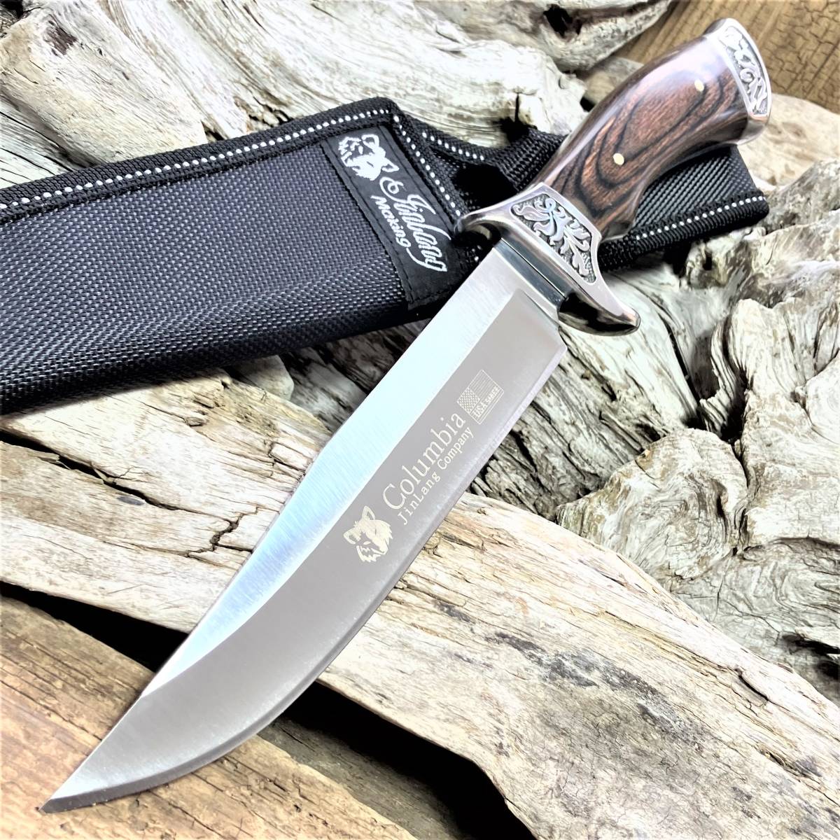 Columbia Saber SA48 コロンビアナイフ 高品質アウトドアナイフサバイバルナイフキャンプナイフハンティングナイフ山刀狩猟焚火薪 ...