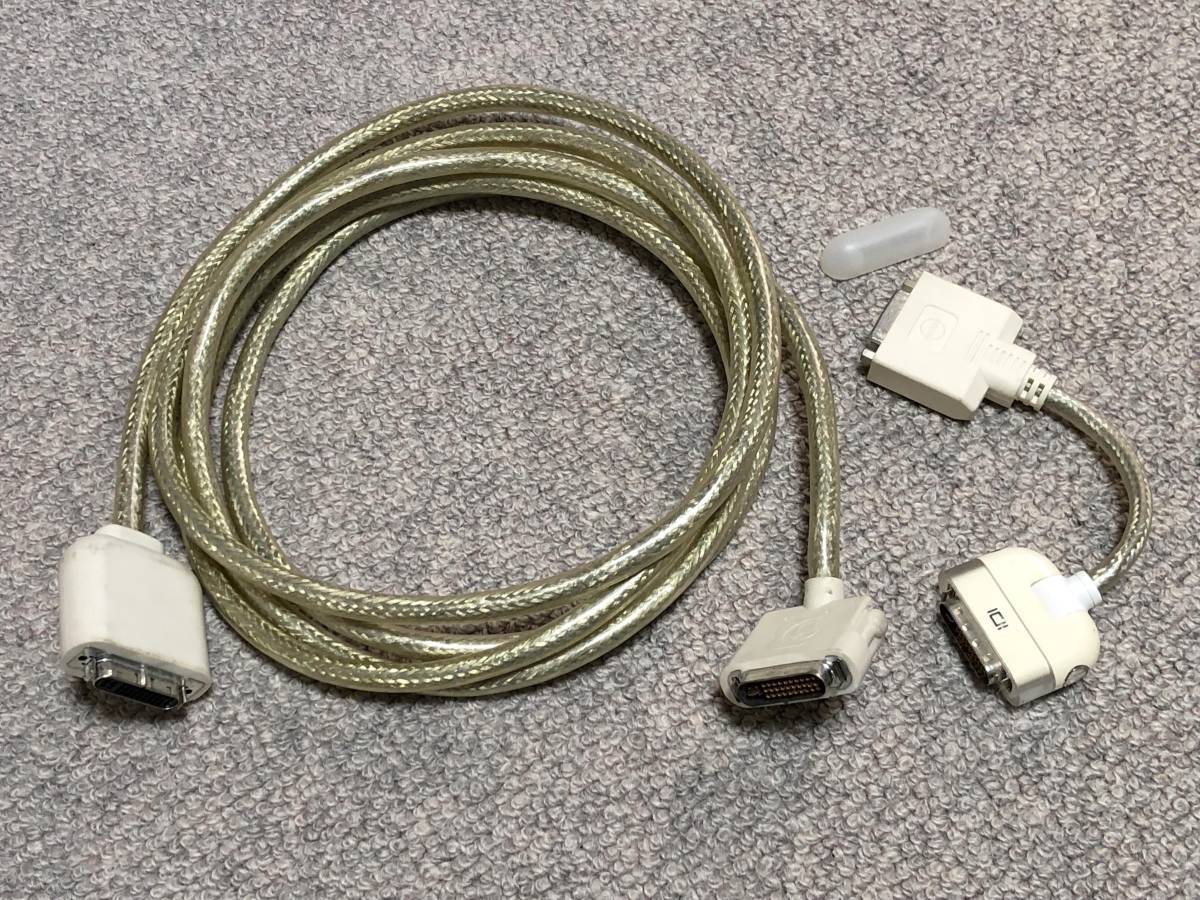 Apple Display Connector ADC モニター延長ケーブル + ADC to DVI 変換Adaptorのセット(ケーブル ...