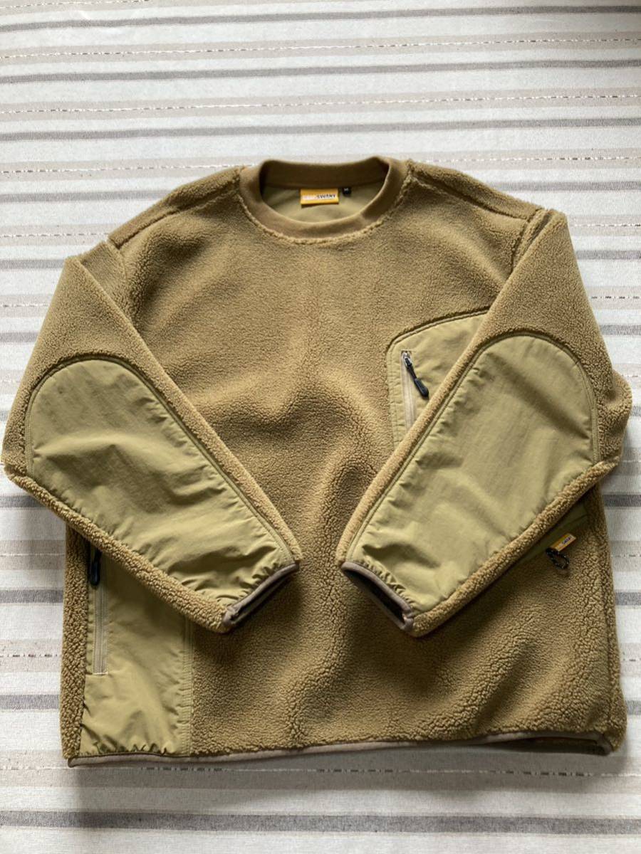 GRIP SWANY GEAR FLEECE CREW グリップスワニー ギア フリース クルー GSC-38 DESERT COYOTE ...