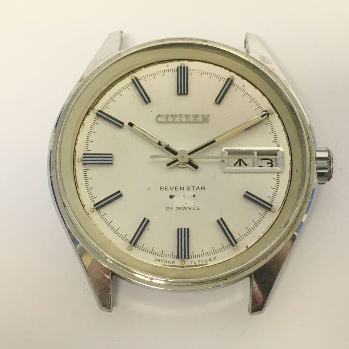 Y218-I37-1715 CITIZEN シチズン SEVEN STAR セブンスター 4-721128Y メンズ 手巻き 稼働 腕時計 ...