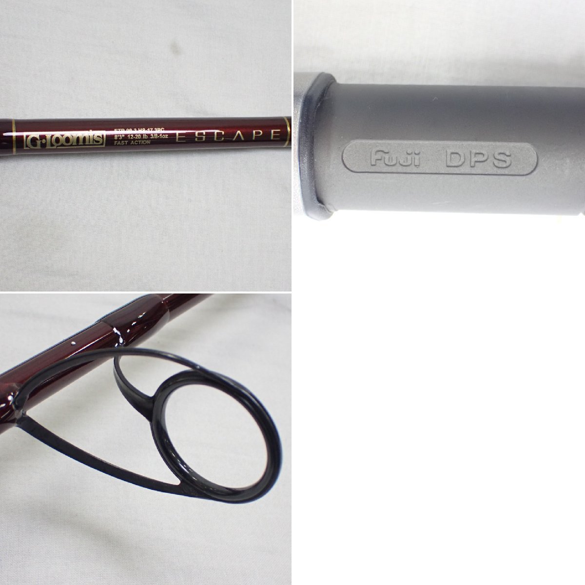 G-LOOMIS/Gルーミス 3ピース ロッド ESCAPE ETR 99-3 HS-17 3PC 8'3 FAST ACTION ...