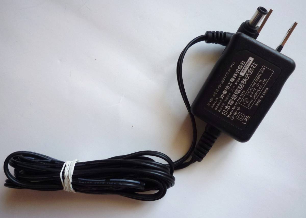 日本電信電話 ACアダプター 電源アダプタ UL110-1210 12V 1A φ5.5㎜ センターピン有り GE-PON O C GE ...