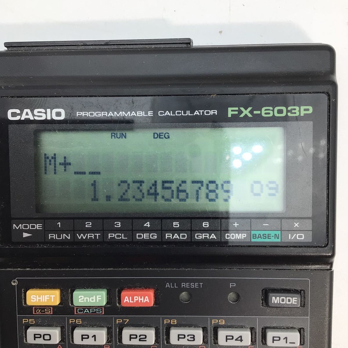 CASIO カシオ FX-603P プログラム関数電卓 電池交換済 取説付き 稼働品 関数電卓 計算機(カシオ)｜売買されたオークション情報 ...
