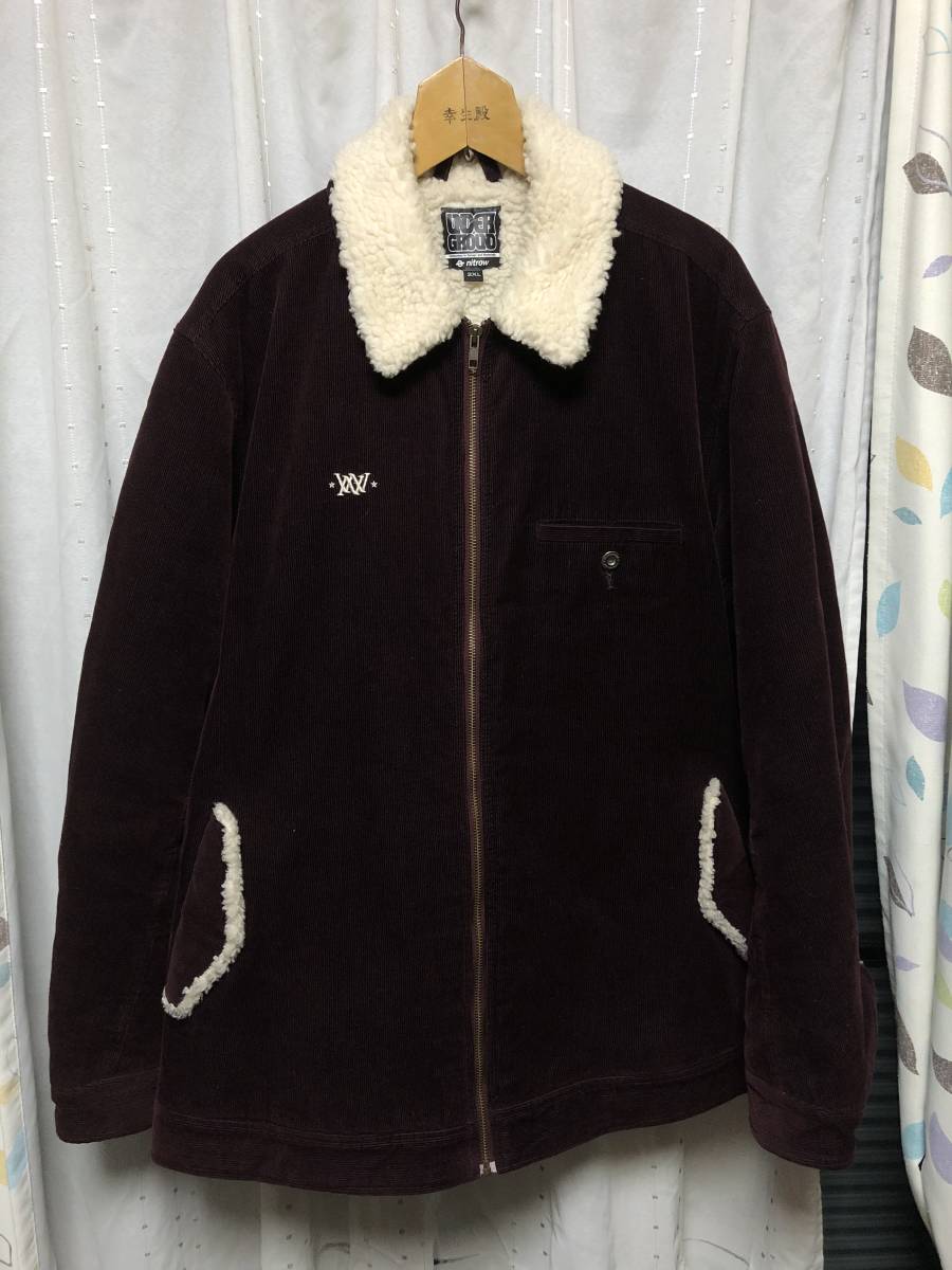 NITROW ボアジャケット コーデュロイ 2XL ランチコート ダウン ナイトロウ ニトロ nitraid ナイトレイド xxl パープル 紫(ナイトレイド)｜売買されたオークション情報 ...