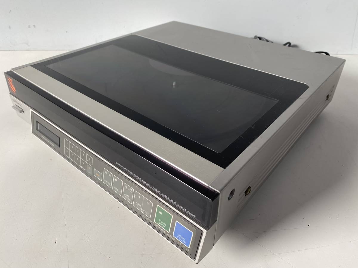 ④u212 SONY ソニー LP レコード PS-FL99 リニアトラッキング方式 フルオートプレイヤー カートリッジ XL-250G付 ...