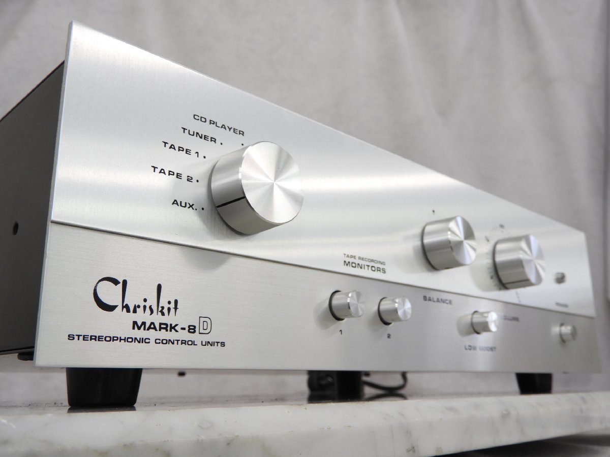 Chriskit クリスキット MARK-8D プリアンプ コントロールアンプ ジャンク(その他)｜売買されたオークション情報、yahooの商品情報をアーカイブ公開 - オークファン ...