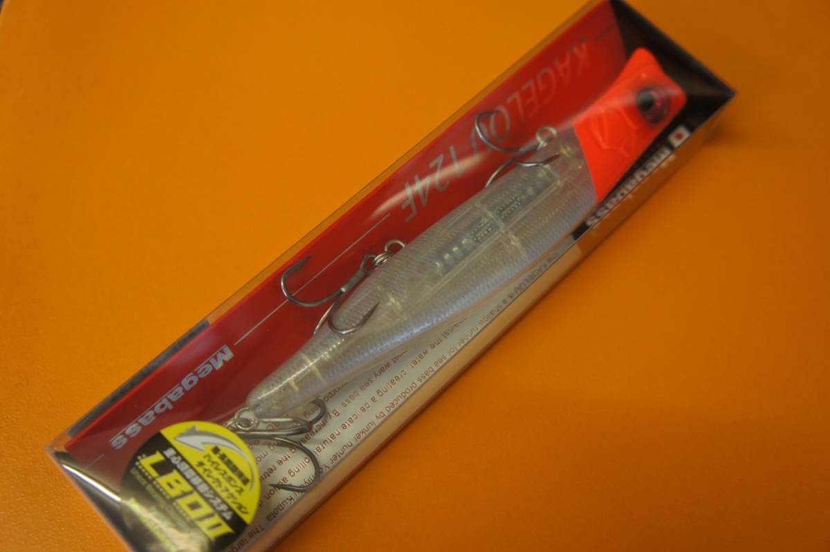 Megabass メガバス KAGELOU 124F カゲロウ124F カラー GPレッドヘッド(ミノー)｜売買されたオークション情報、yahooの商品情報をアーカイブ公開 - オークファン ...
