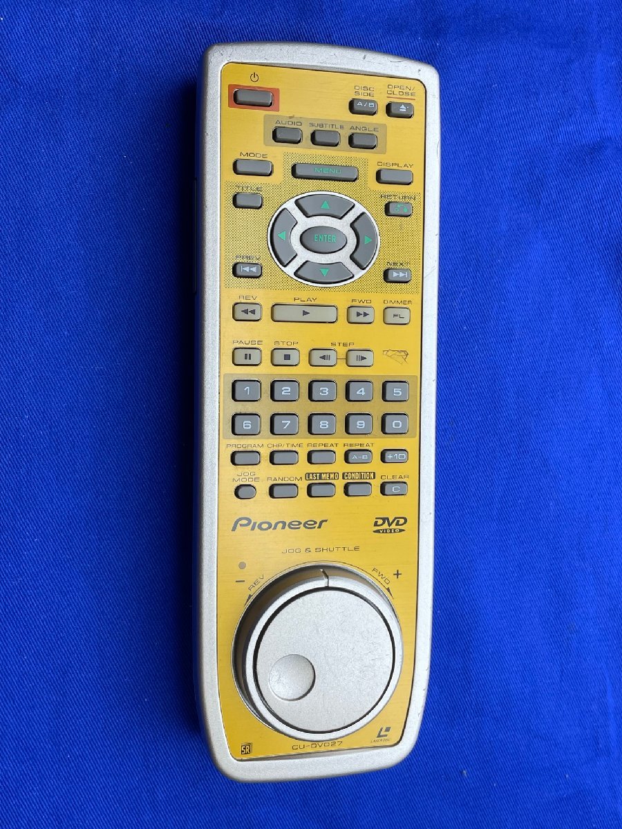 保証付 すぐ発送 除菌済 パイオニア DVL-919 DVL-H9 DVD LDプレイヤー リモコン CU-DV027 管NO H697 ...