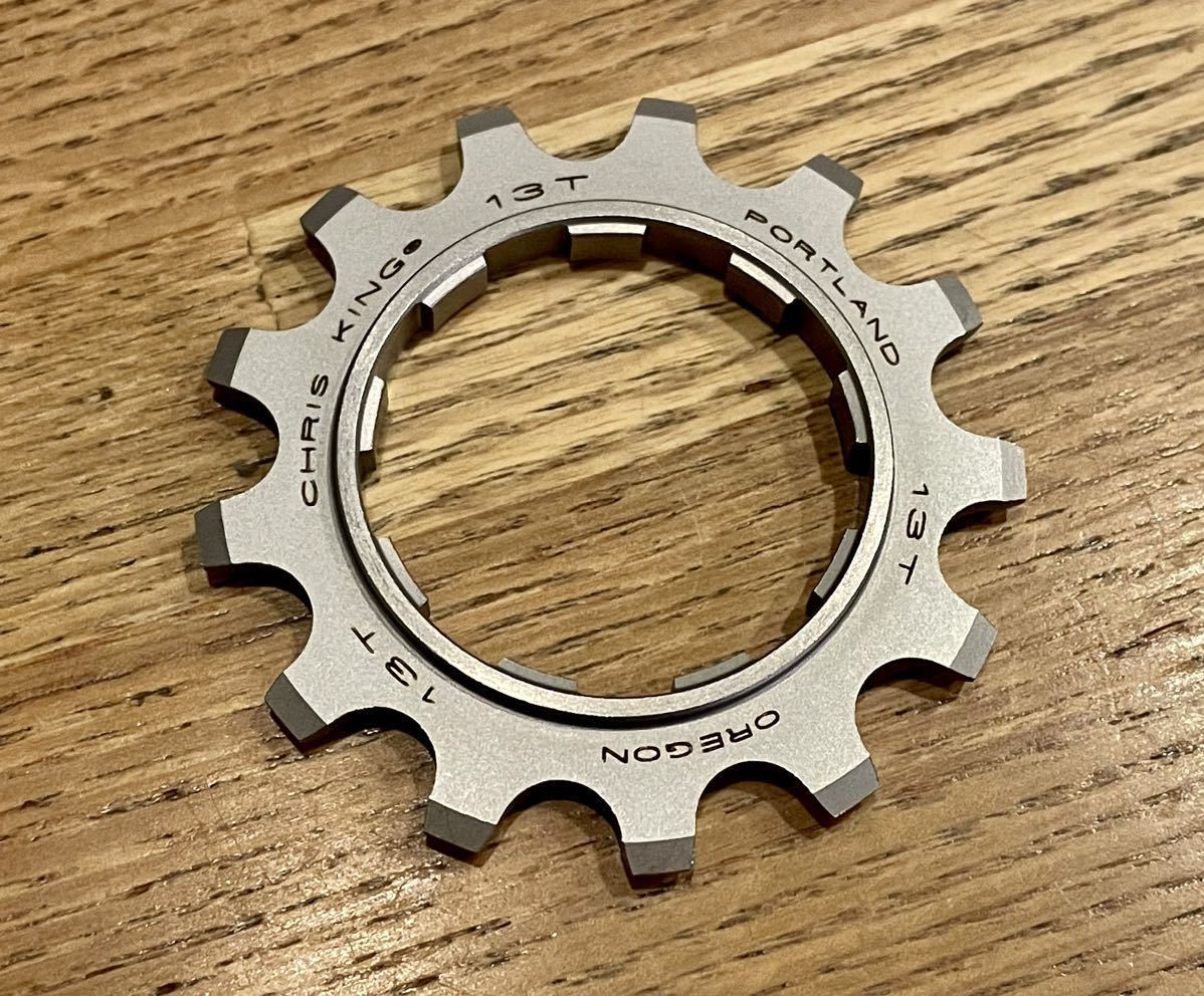 ChrisKing Stainless Steel Cog クリスキング ステンレススティールコグ 13T シングルスピード BLUE LUG ...