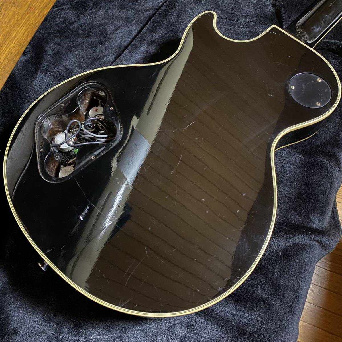 Burny RLC レスポールカスタム 80年代 ダイヤモンドインレイ ジャパンビンテージ Les Paul Custom レスポール ...