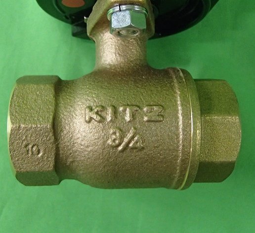 倉庫保管品 KITZ KELMO キッツ 青銅製 三方ボールバルブ 小型電動アクチェータ付 EA100-TNE3/4 20A 取説欠品(工事用材料)｜売買されたオークション情報、yahooの ...