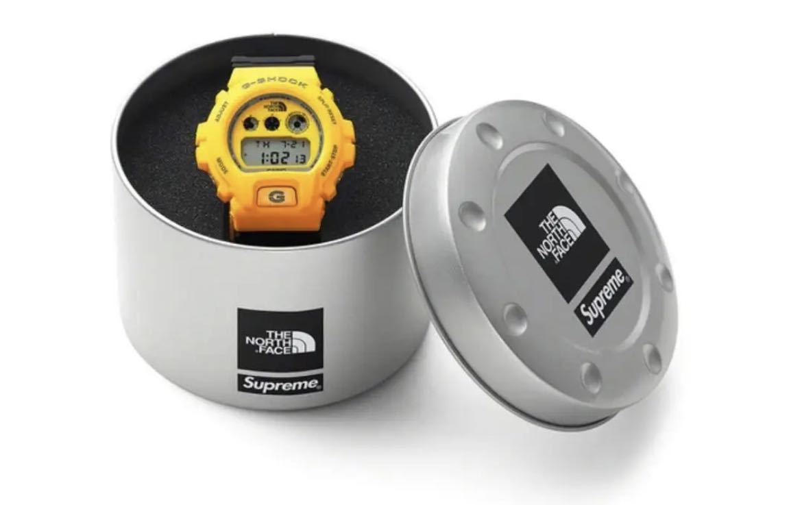 1円スタート Supreme The North Face G-SHOCK Watch Yellow CASIO シュプリーム ノースフェイス ...