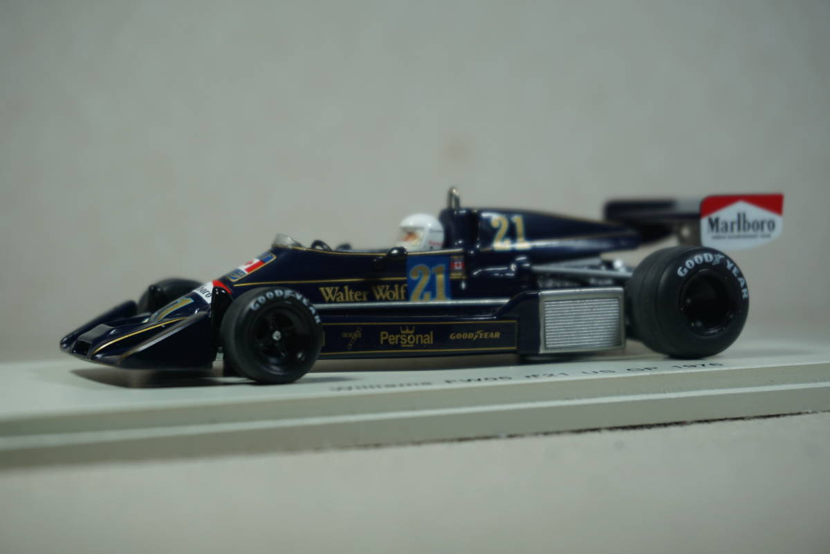 1/43 タバコデカール加工 ブラウン US GP spark williams FW05 ford #21 Brown 1979 USA ...