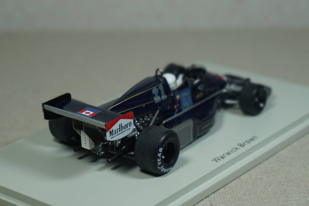 1/43 タバコデカール加工 ブラウン US GP spark williams FW05 ford #21 Brown 1979 USA ...