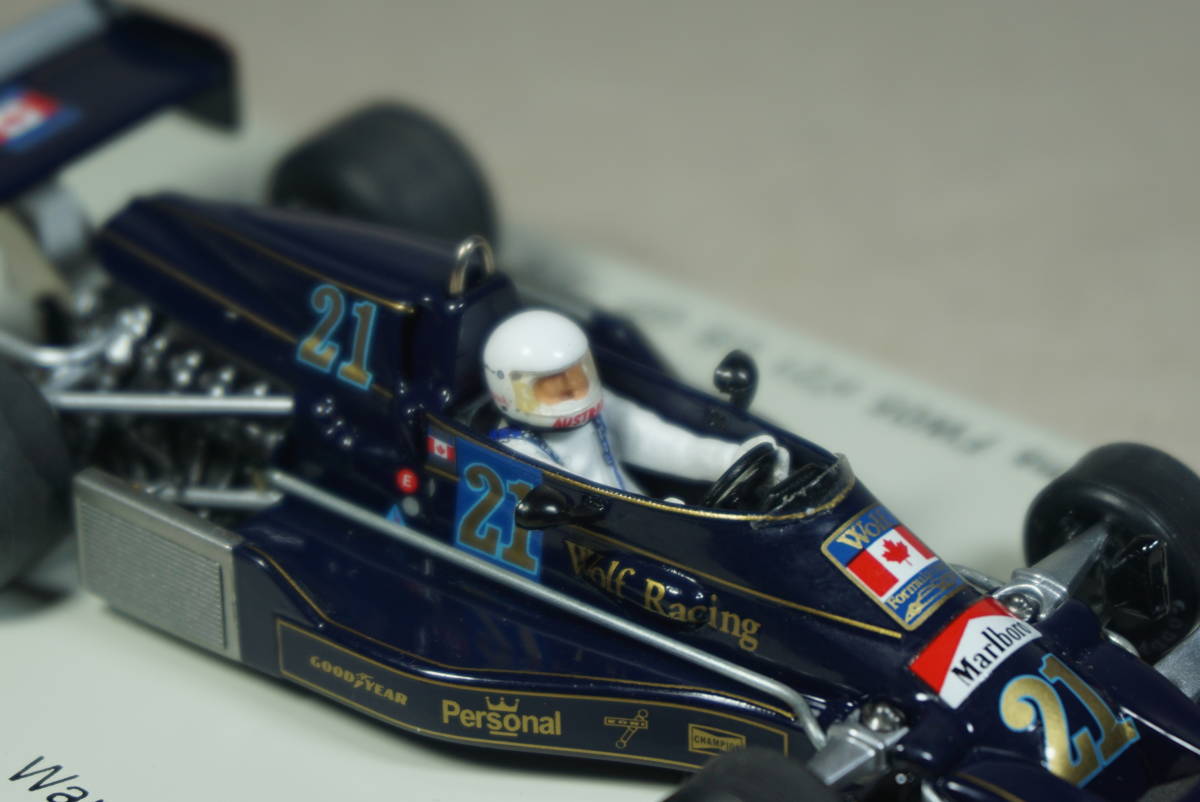 1/43 タバコデカール加工 ブラウン US GP spark williams FW05 ford #21 Brown 1979 USA ...
