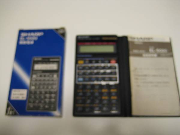 関数電卓 シャープ SHARP EL-5020 説明書付き(シャープ)｜売買されたオークション情報、yahooの商品情報をアーカイブ公開 ...