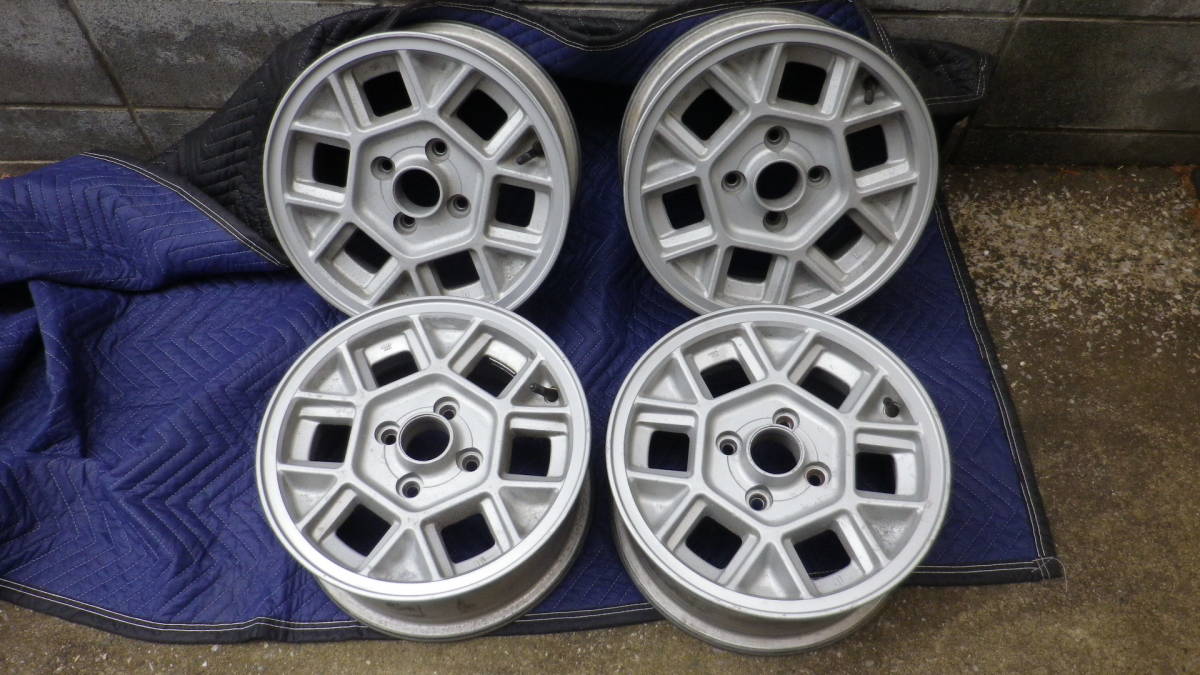 ジェミニ PF60 純正 アルミ ホイール 4本 状態良好 いすゞ純正 13インチ PCD100(純正品)｜売買されたオークション情報 ...