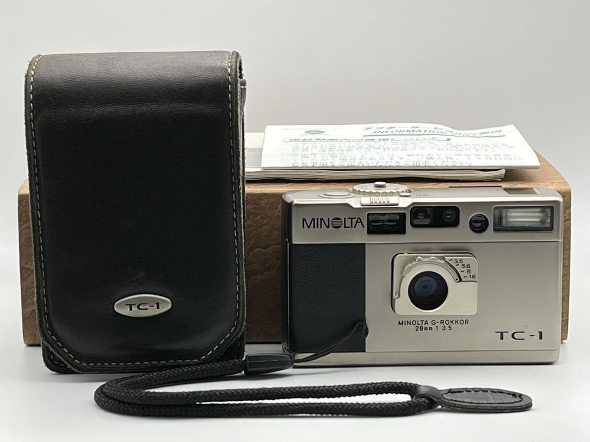 MINOLTA TC-1 ミノルタ TC-1 G-ROKKOR 28mm 1:3.5 Gロッコール 日本製 ジャンク(コンパクトカメラ)｜売買 ...