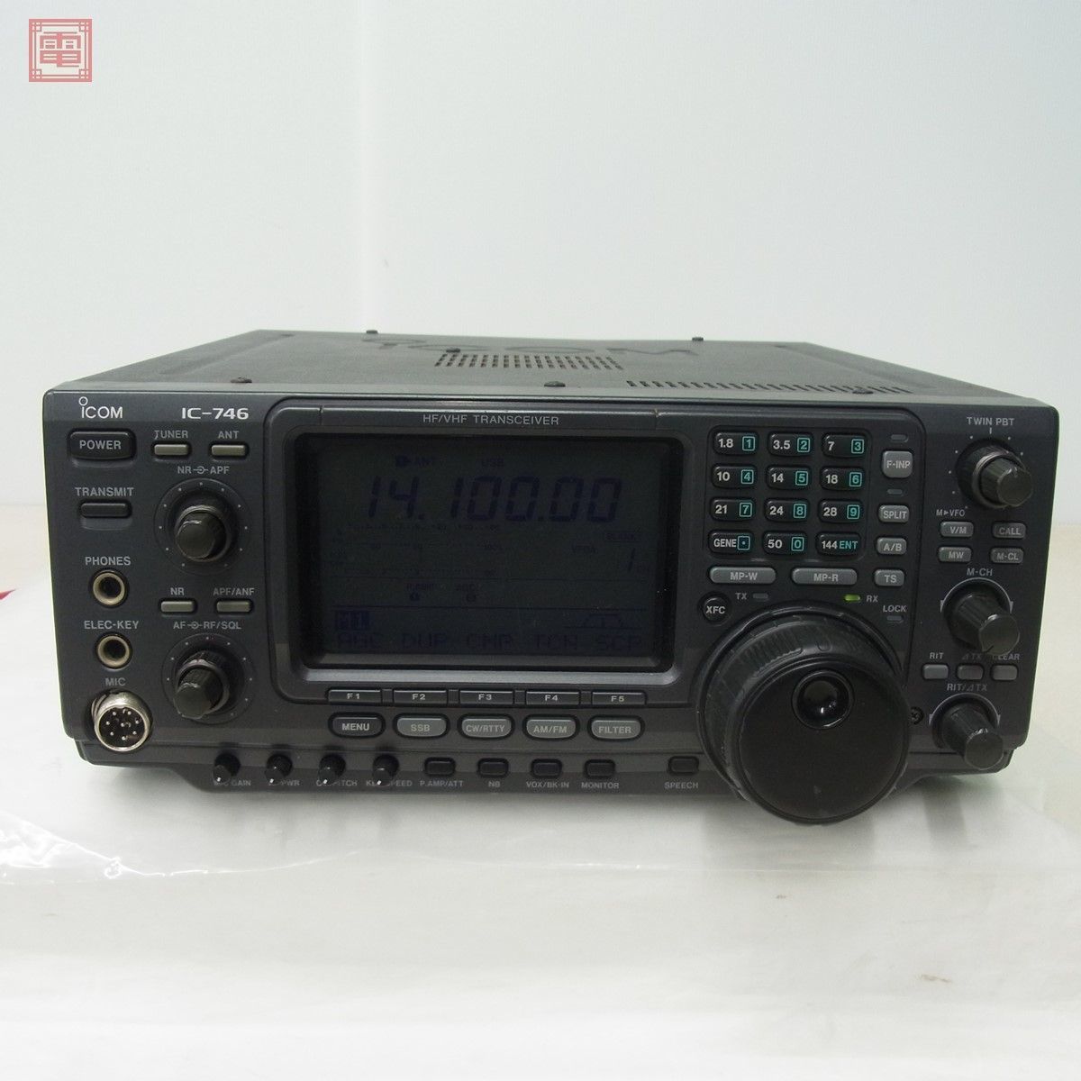 ICOM アイコム IC-746 HF帯/50/144MHz 100W 取説付 40(固定)｜売買されたオークション情報、yahooの商品情報 ...