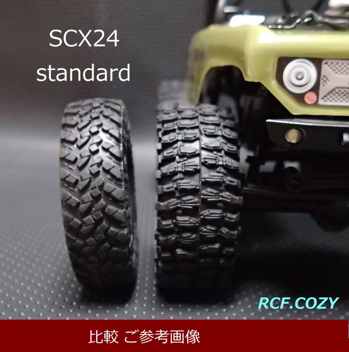特価 ミニ クローラー 用 54 x 23mm ワイド タイヤ 検索 SCX24 AX24 Mini-z 4x4 ミニッツ RGT MSE MN90 1.0" Beadlock ...