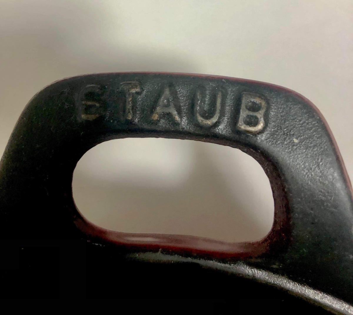 SALE おすすめ France Used Red STAUB Oval 32cm ストウブ オーバル スタッカブル ディッシュ 32cm 6 ...