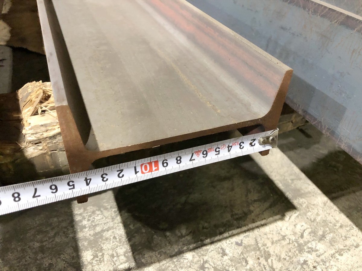 信仲 122 H鋼/H形鋼 3本 約115kg 100×100× 厚6×8 ×長さ3130mm/150×75× 厚5×7 ×長さ2200mm ...