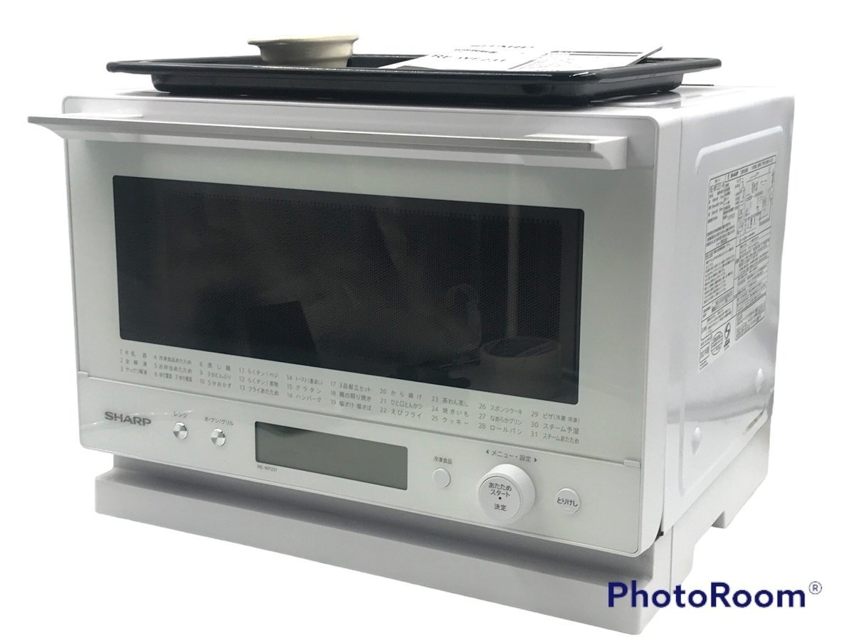 SHARP シャープ PLAINLY 過熱水蒸気オーブンレンジ 電子レンジ RE-WF231-W 23L ホワイト 2021年製 フラット ノンフライ調理 本体 高性能(オーブンレンジ)｜売買 ...