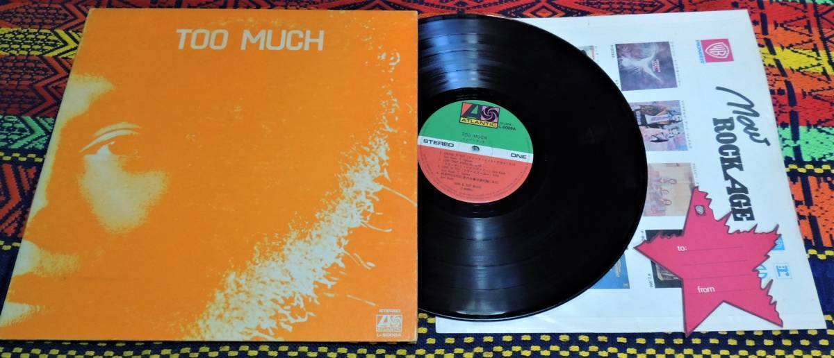 TOO MUCH ワーナーブラザーズ パイオニア盤LP L-6008A トゥー マッチ ヘルプフル ソウル JUNI RUSH(一般)｜売買さ ...