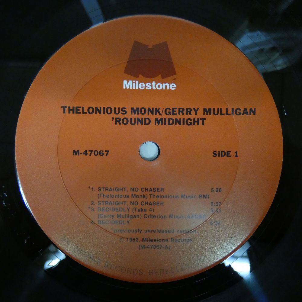 46017239; US盤/Milestone/2LP/見開き Thelonious Monk and Gerry Mulligan ...